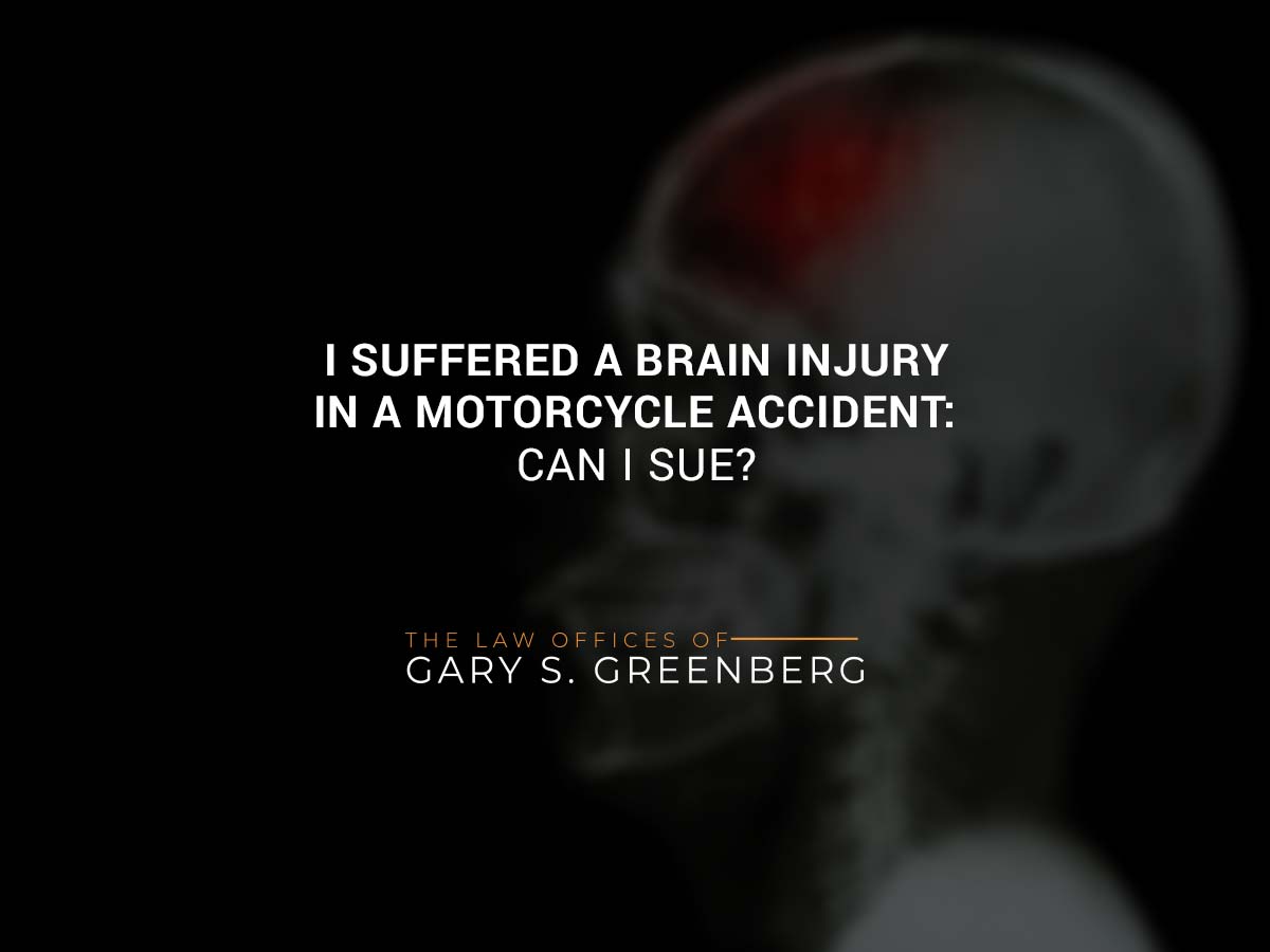 I Suffered a Brain Injury in a Motorcycle Accident: Can I Sue? | Law ...
